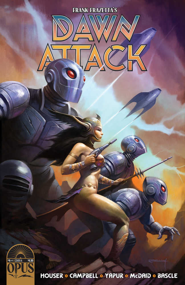 Frank Frazettas Dawn Attack #4 (Of 5) Cover A Reilly – Alternate Worlds
